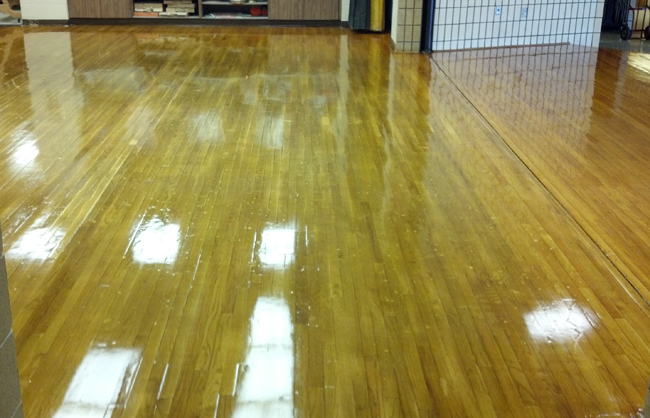 Zig's Stone and Tile Services - Wood Gym Floor Restoration